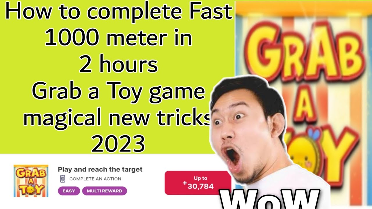 How to complete Easily 1000 meter Grab A Toy game 2023 | English ...