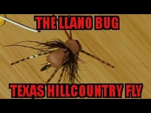 The Llano Bug Fly Tying - A Texas Hill Country Fly - YouTube