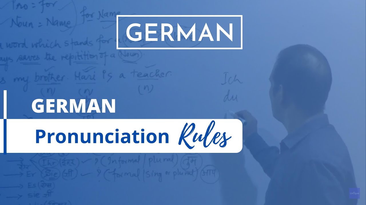 German Pronunciation Rules German Basics Contact No