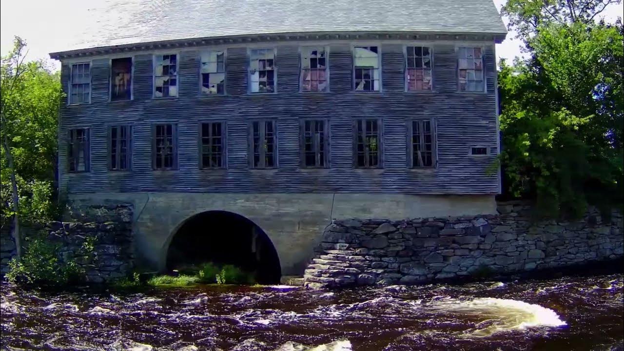 Sebec River Dam (Milo, Maine) Cinematic Drone Footage - YouTube