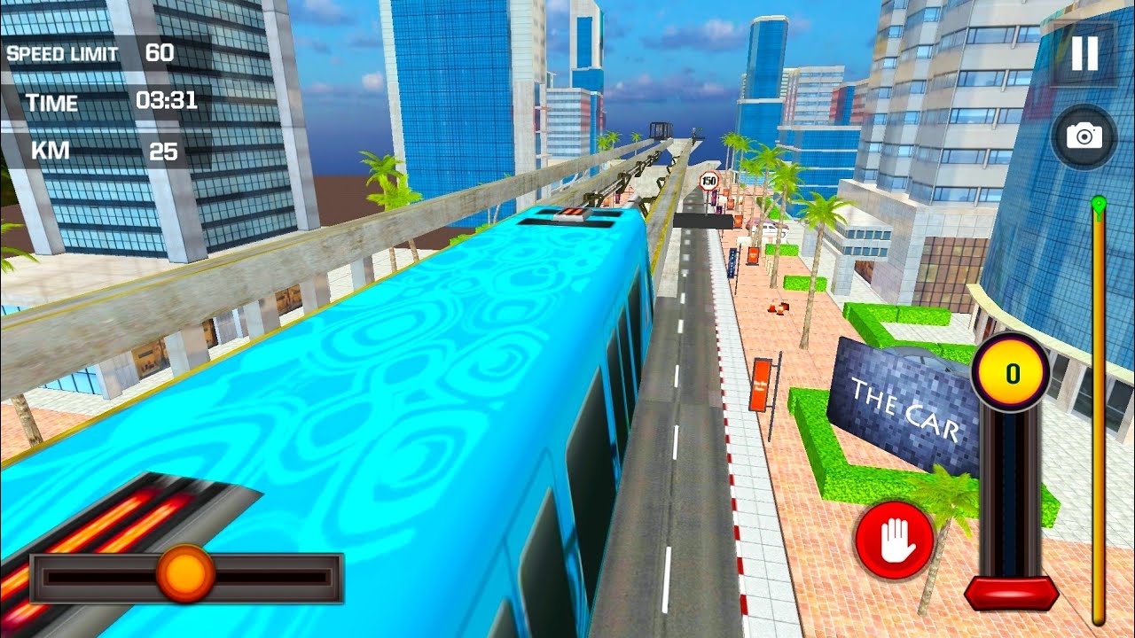 Monorail Simulator 3D - Train Games - (Level 13) - YouTube