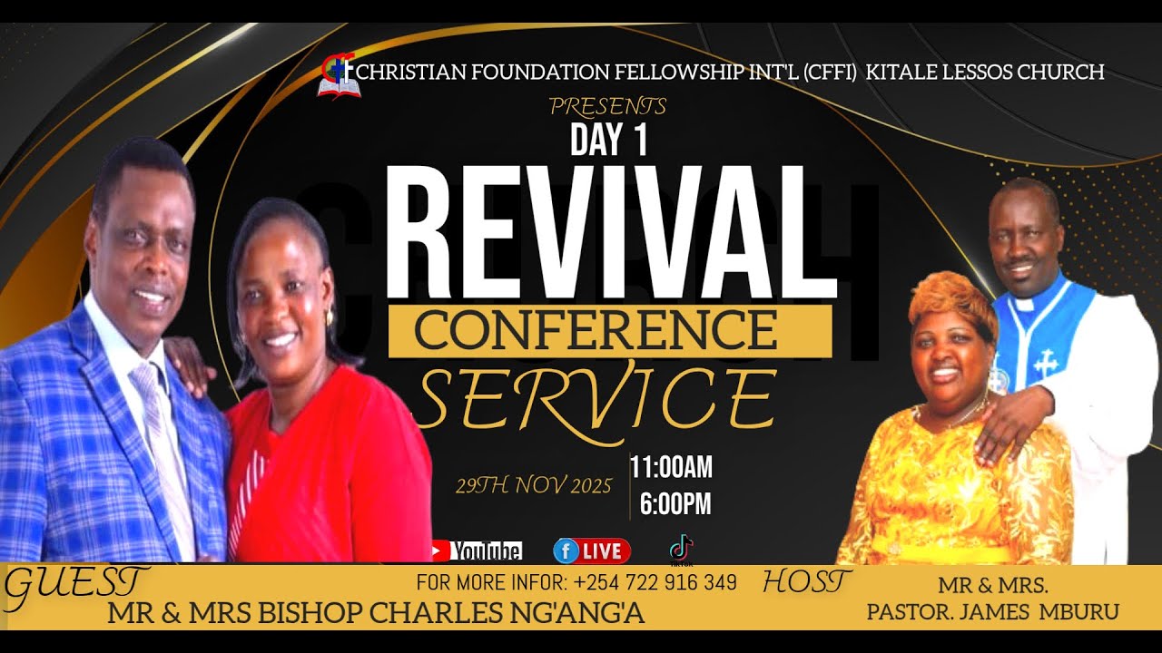 REVIVAL SERVICE 29TH NOVEMBER 2025 WITH BISHOP CHARLES NG'ANG'A. - YouTube