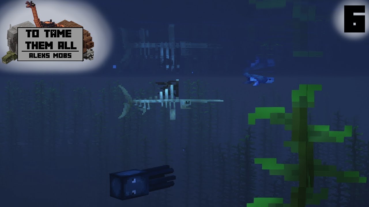 Flying like a Fish! | To Tame Them All (Alex's Mobs) #6 - YouTube