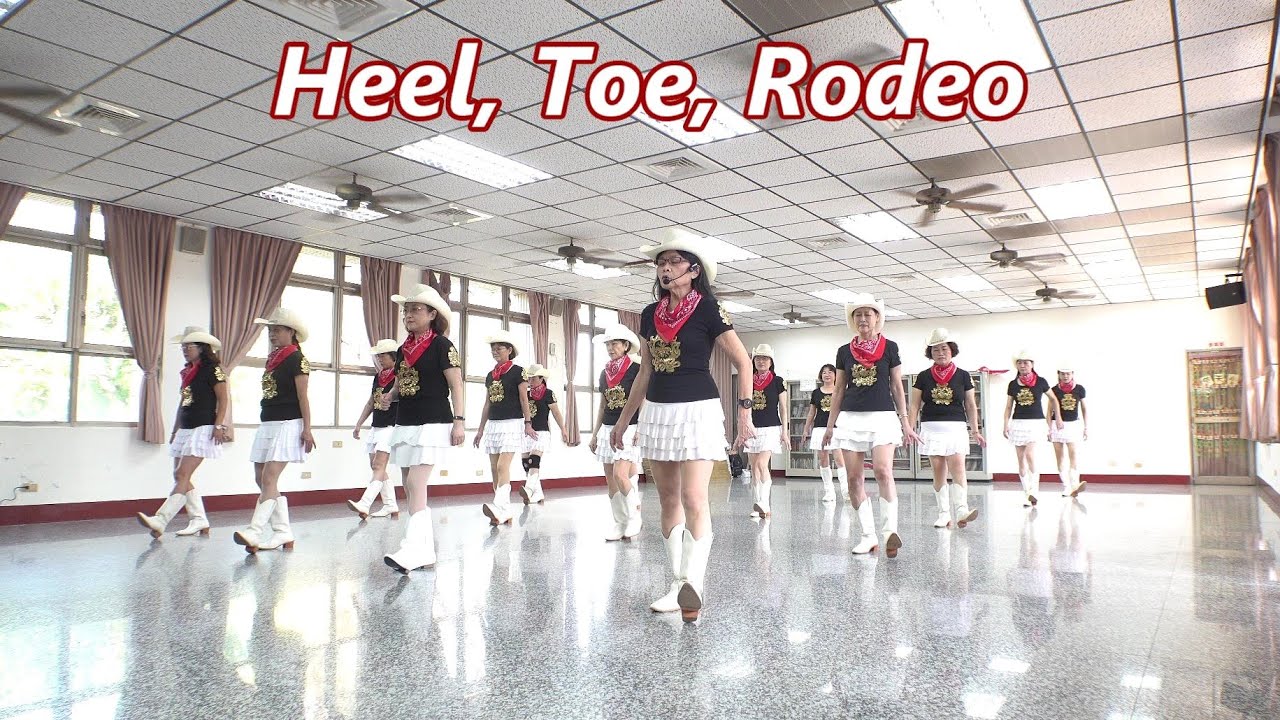 Heel, Toe, Rodeo│Line Dance by Gary O'Reilly (IRE)│Demo & Walk Through ...