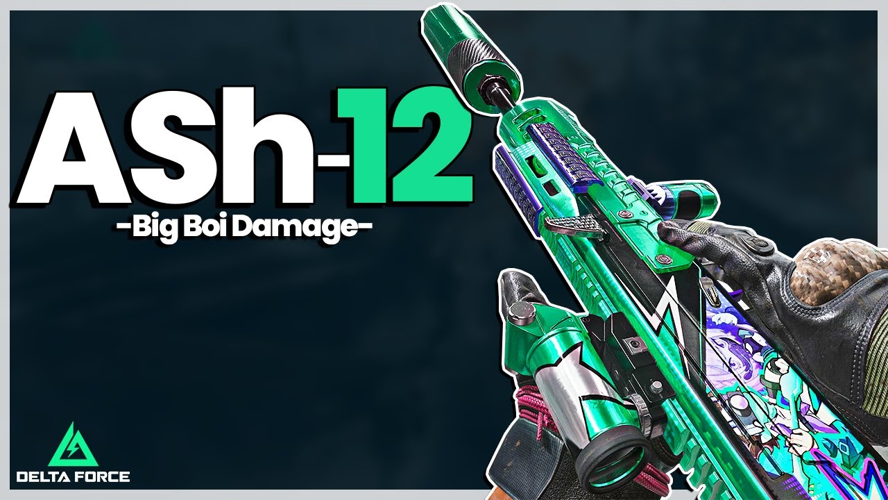This New ASh-12 Build is THE Highest Damage Rifle in Delta Force! - YouTube