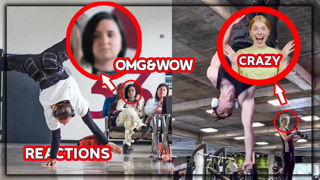 WHEN WOMEN CHECK OUT CALISTHENICS ATHLETES *EPIC REACTIONS" - YouTube