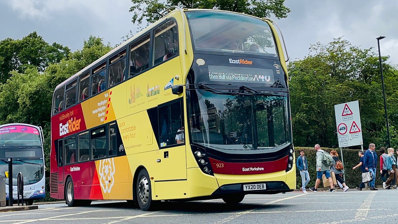 East Yorkshire Bus 925 On X46 From York To Hull Via Beverly - YouTube