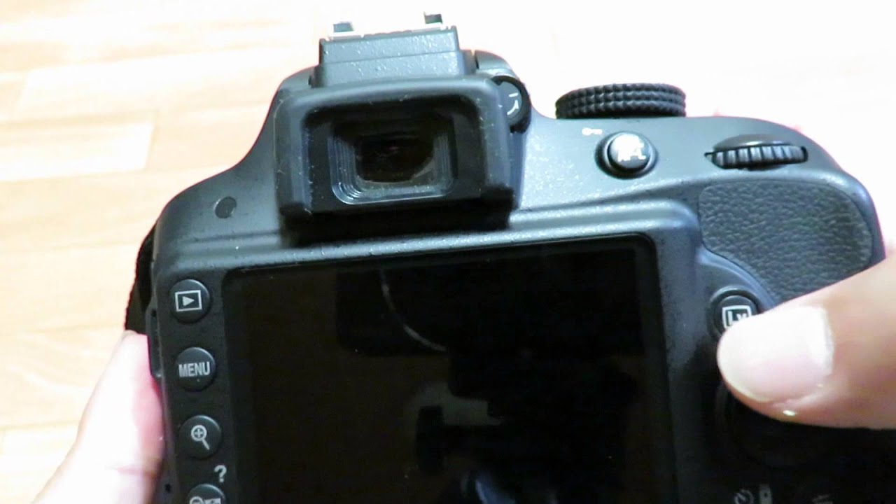 [Nikon D3300] Optical viewfinder and live view of. - YouTube