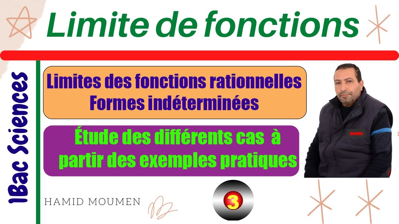 Cours : limites des fonctions rationnelles: (Formes indéterminées) avec ...