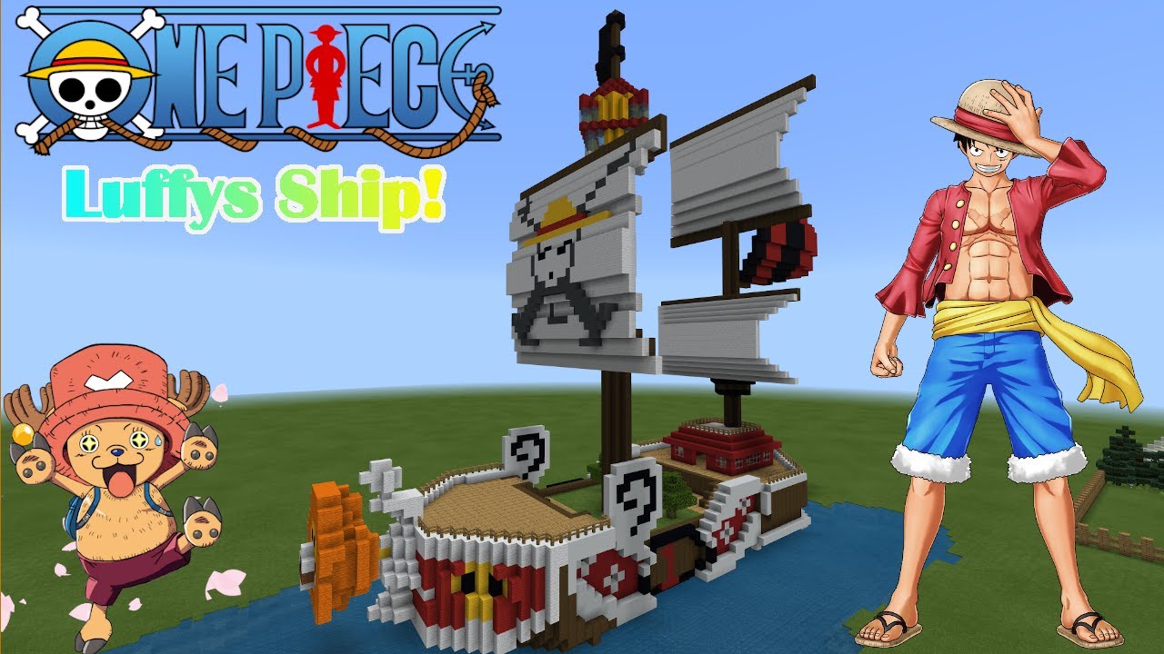 Minecraft Tutorial!: How to Build Monkey D. Luffy's Ship! / Thousand ...