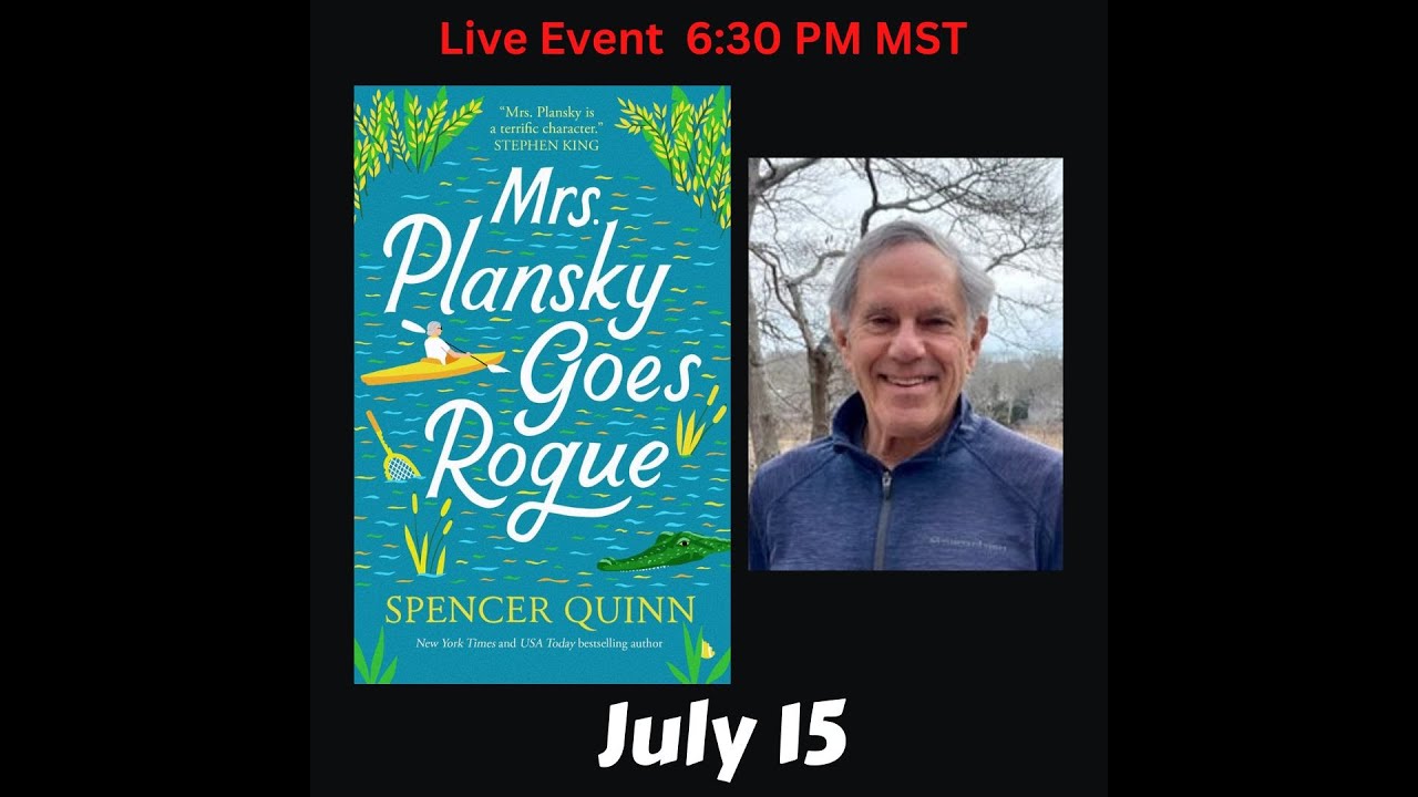 Spencer Quinn discusses Mrs Plansky Goes Rogue - YouTube