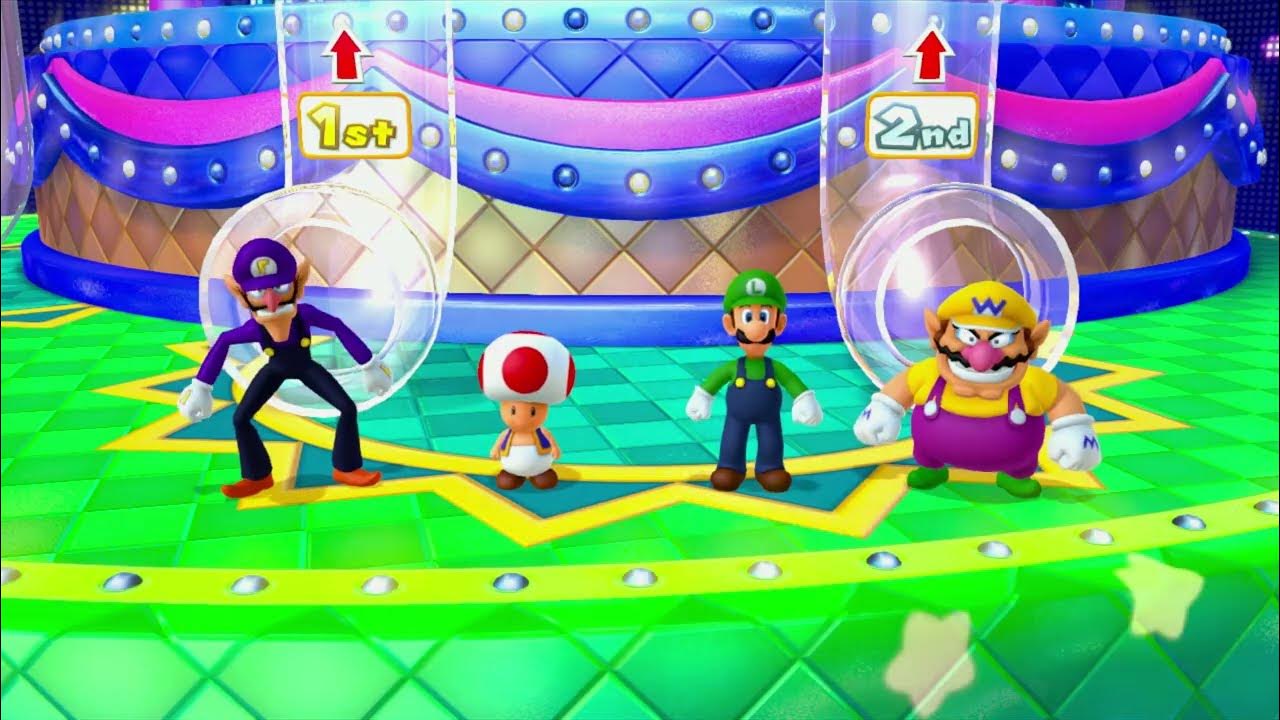 Mario Party 10 - Daisy vs Luigi vs Yoshi vs Waluigi - Minigame Tower ...
