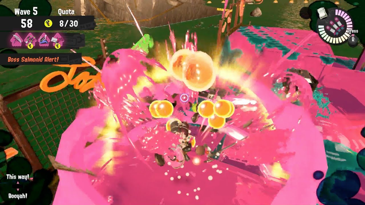 Splatoon 3: Silver again in Salmon Run Eggstra Work [21-60-44-48-38, 86 ...