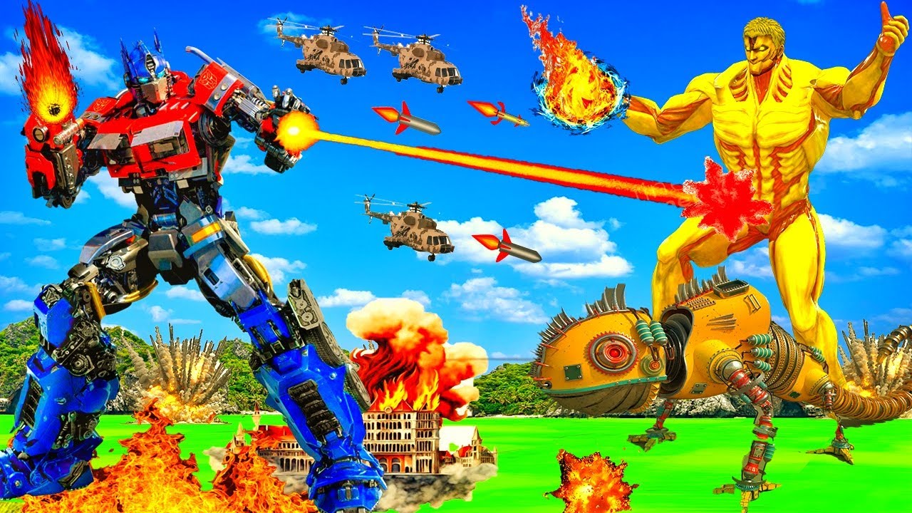 JCB टाइटन रोबोट Magical JCB Titan Robot Truck Robot Hindi Kahaniya ...