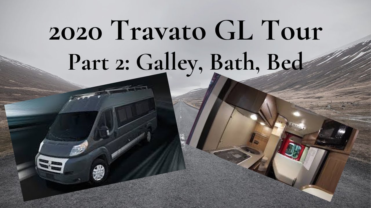 2020 Winnebago Travato 59GL Tour Part 2: Galley, Bath, Bed - YouTube