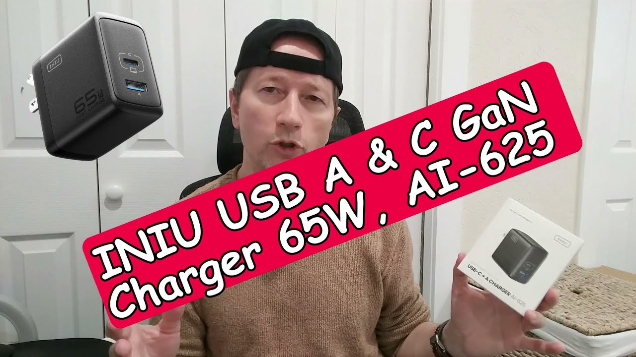 INIU AI-625 65W GaN Charger (2 Port USB-A & C): Full Review & Maximum ...