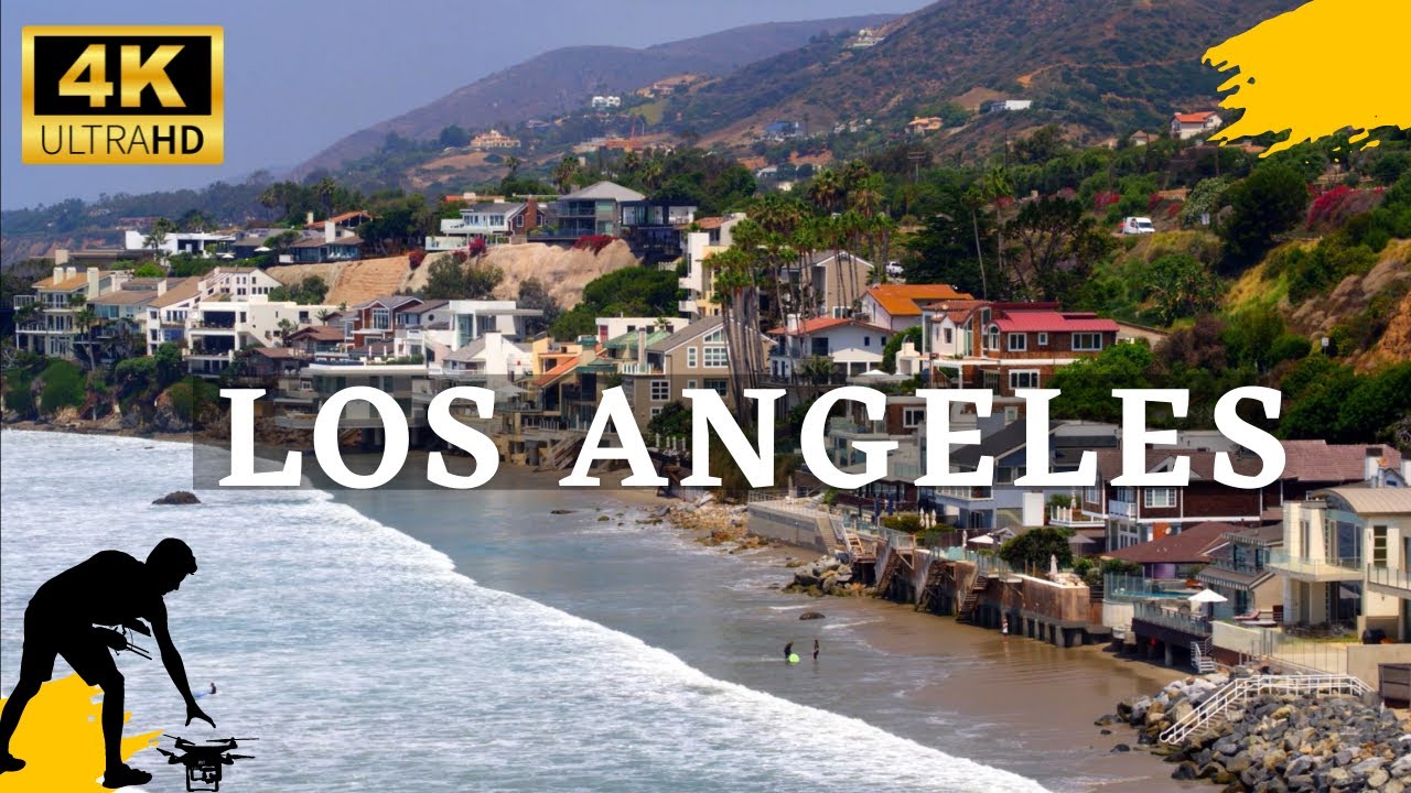 4k UHD (Aerial) Drone view of City of Los Angeles - YouTube