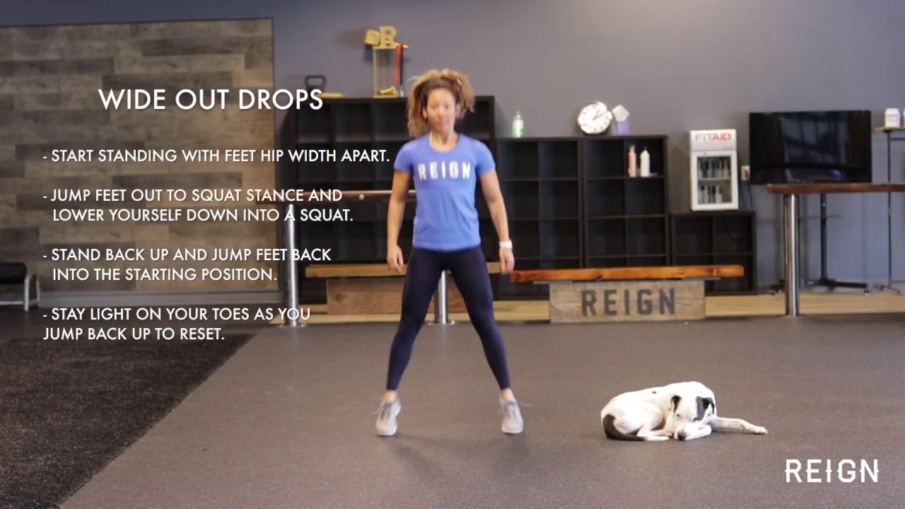 Wide Out Drops | Exercise Demo Reign Fitness - YouTube