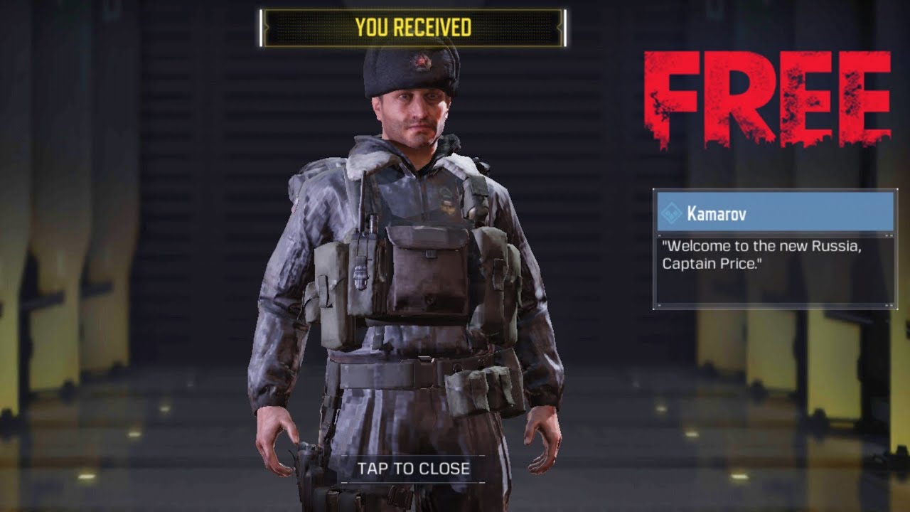 How to Unlock Kamarov in COD Mobile | FREE Kamarov Character --- WF ...