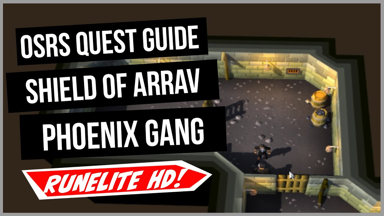OSRS: Shield of Arrav Phoenix Gang Quest Guide - Ironman Friendly - Old ...