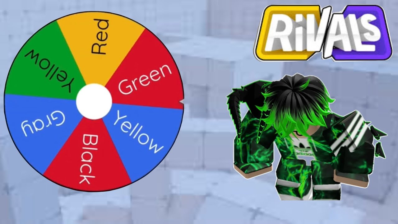 Roblox Rivals But The Wheel Chooses My loadout But with colors - YouTube