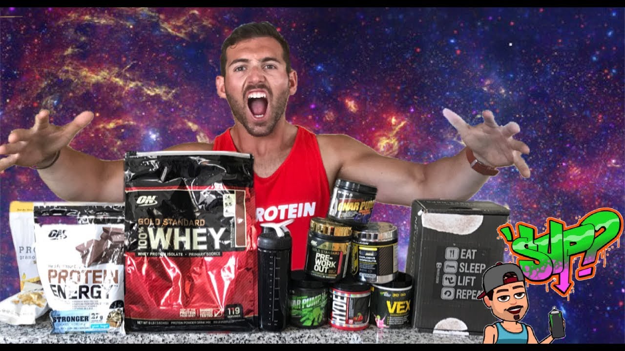 Workout Supplements: GNAR PUMP 2.GROW & MUSCLE BOX - YouTube