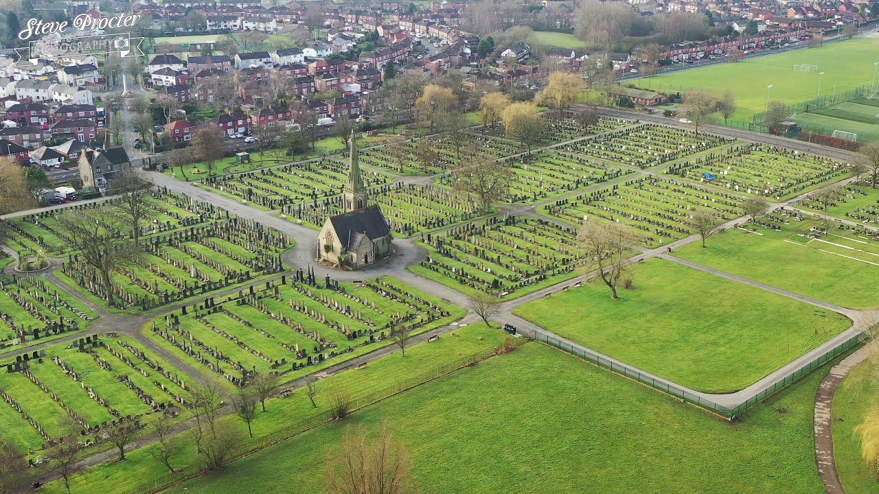 Droylsden Cemetery Feb 2021 with the DJI Mavic 2 Pro and DJI Mini 2 (4K ...