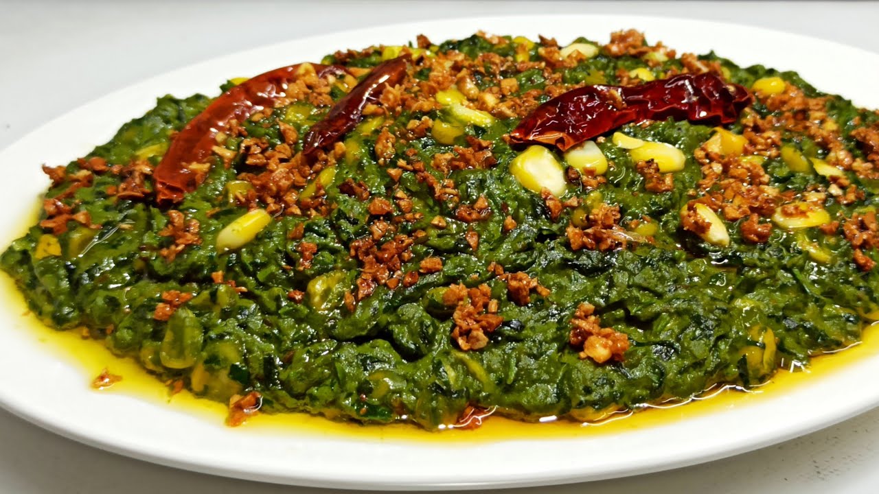 Methi Palak Corn Recipe | पालक मेथी कॉर्न की नई रेसिपी | Palak Methi ...