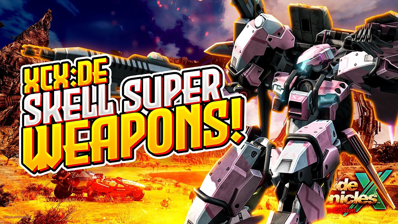 XCX:DE - All Skell Super Weapon Locations (Level 50) - YouTube