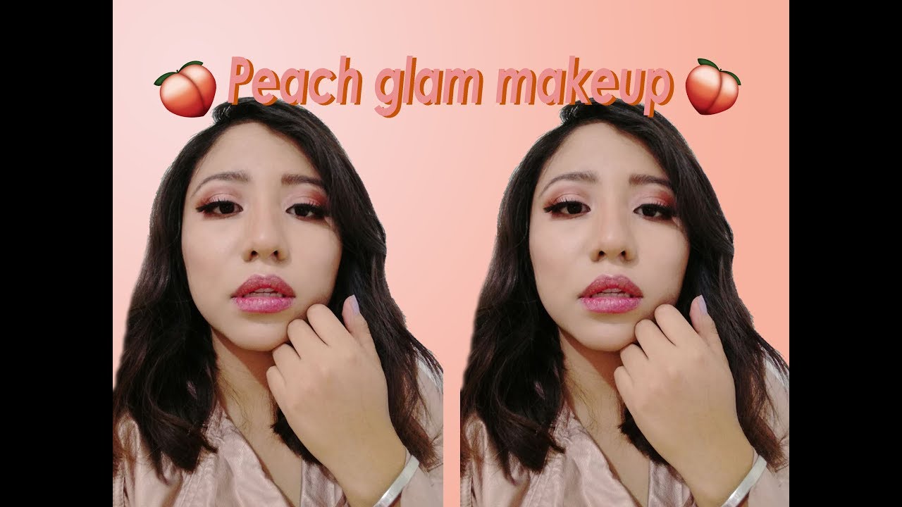 Maquillaje Peach glam - YouTube