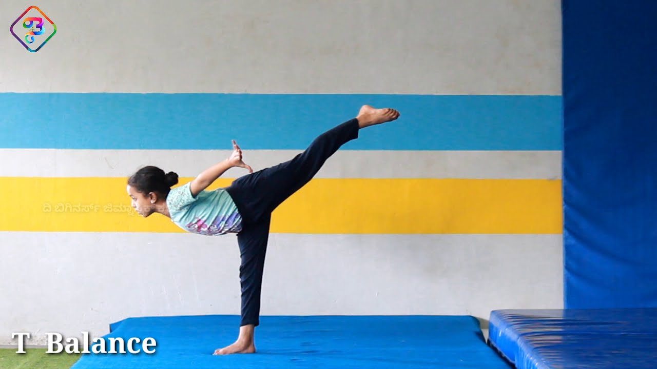 How To Do A T Balance - Gymnastics - YouTube