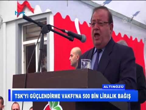 TSK'yı Güçlendirme Vakfı'na 500 bin liralık bağış