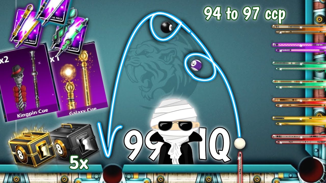 Expert collector boxes | 94 ccp to 97 ~ best promo cue's | 8 ball pool ...