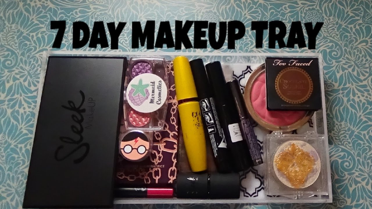 7 Day Makeup Tray #6 - YouTube