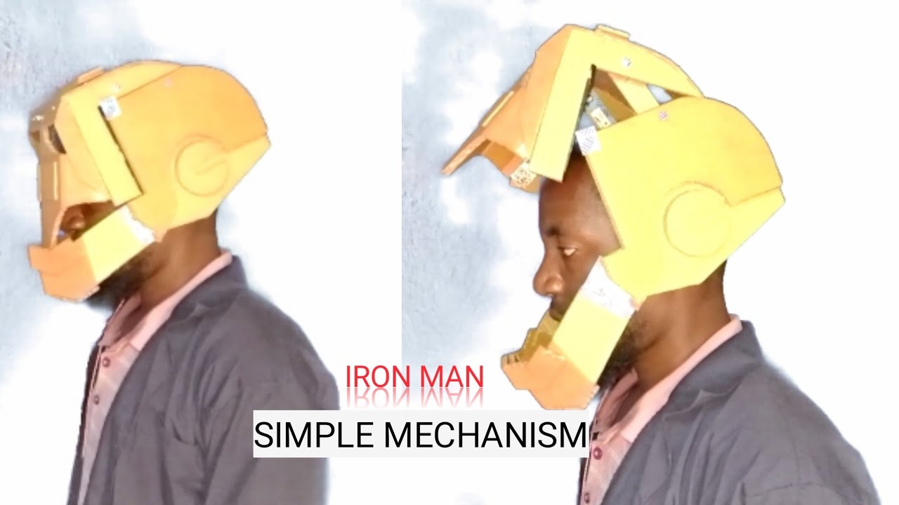 How I made Iron man Transformer mask in 5- Minutes from Cardboard ...