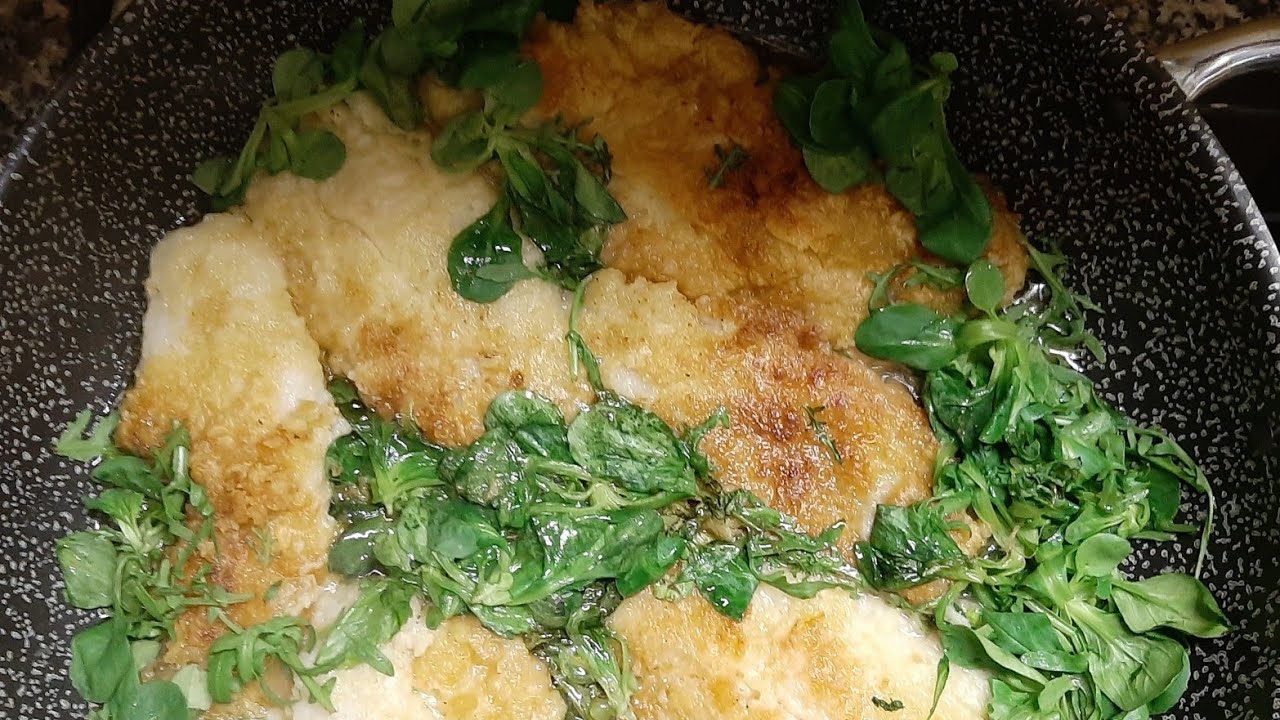 FISH FILLET with Lemon & Green - YouTube