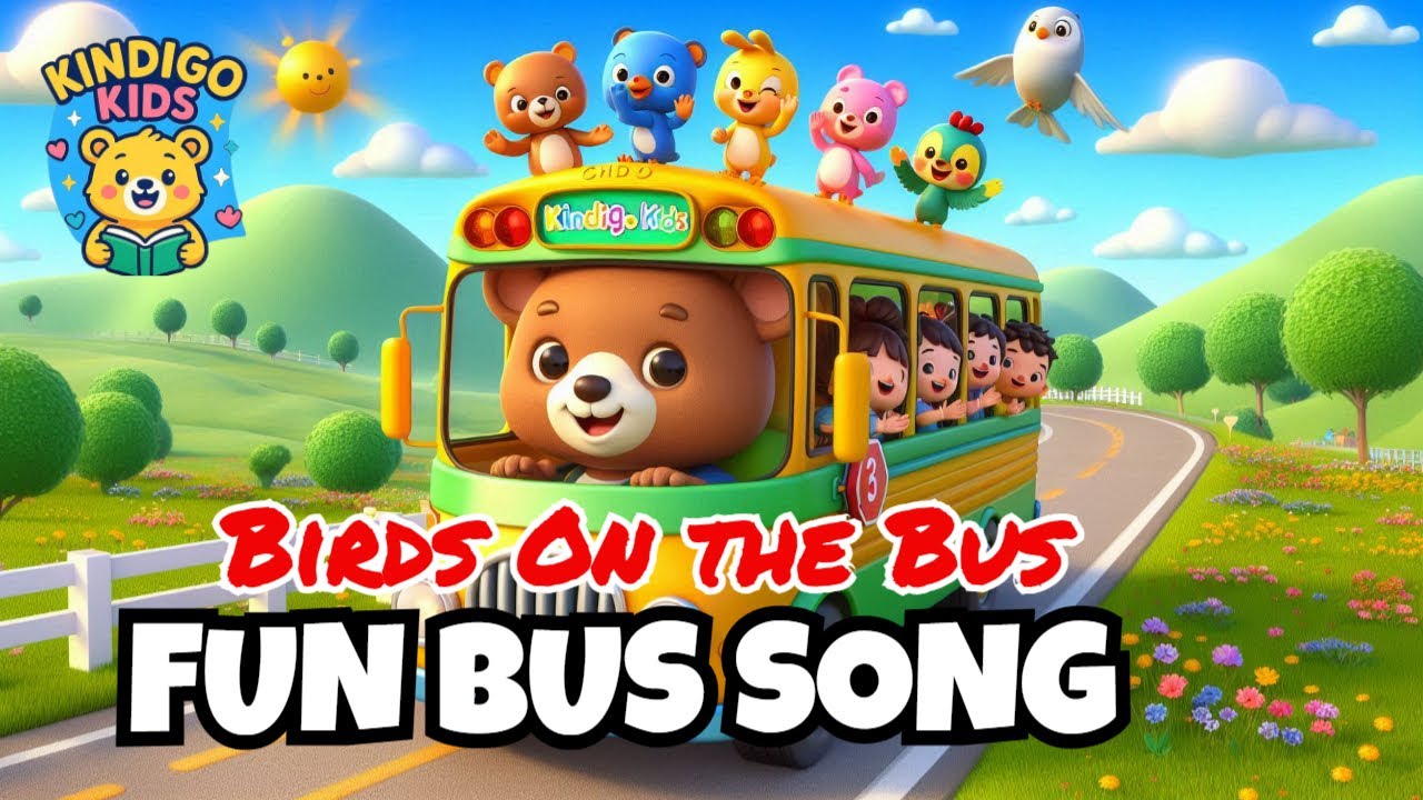 Birds on the Bus 🐦🚌 | Fun Wheels on the Bus Style Song for Toddlers ...
