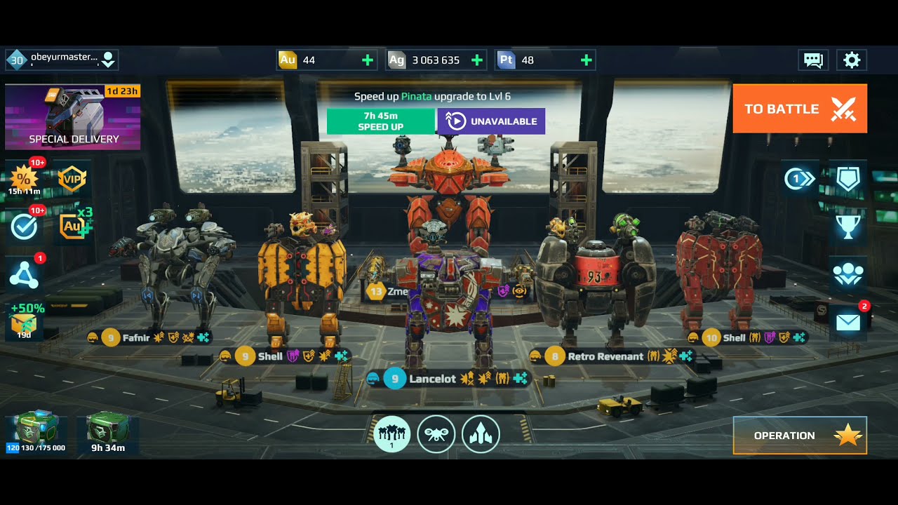 War Robots Gold Chest opening from playing - YouTube