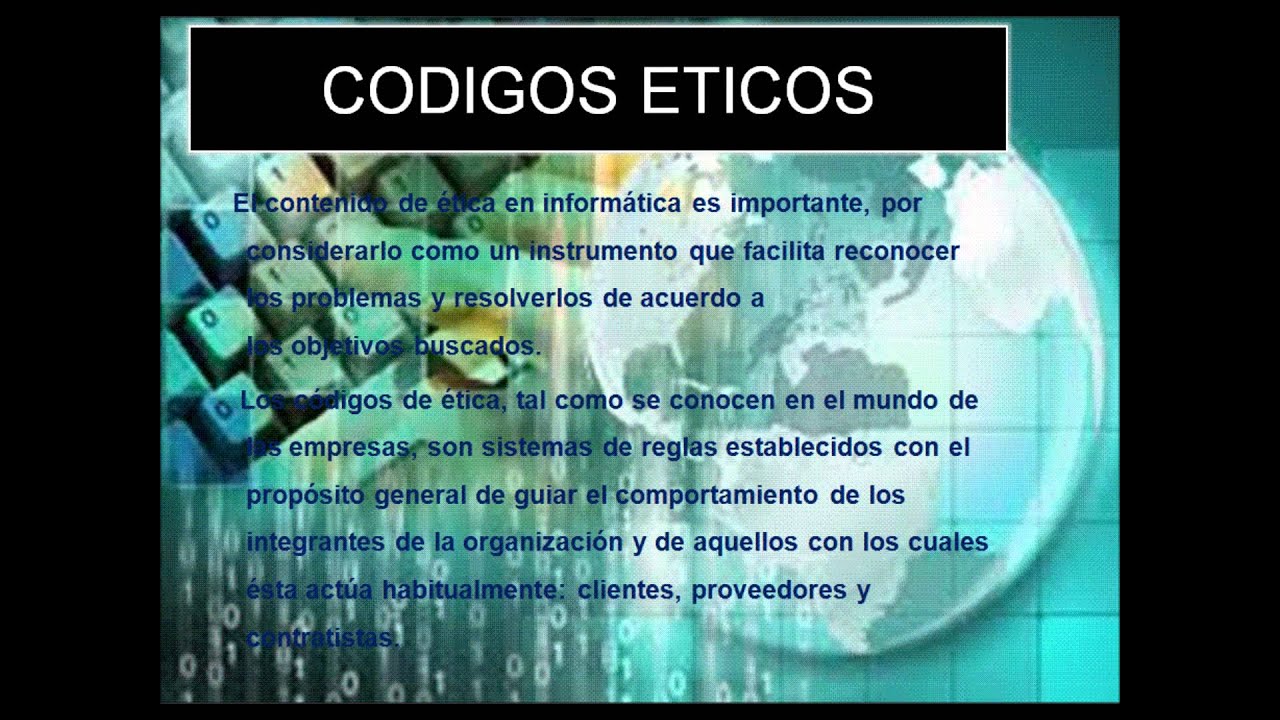 etica y aspectos legales de la informatica - YouTube