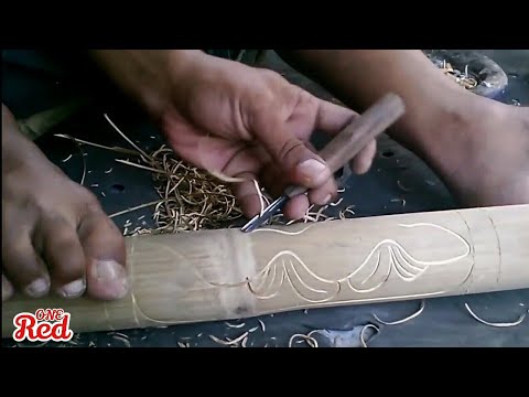 Ukir bambu skill dewa - YouTube