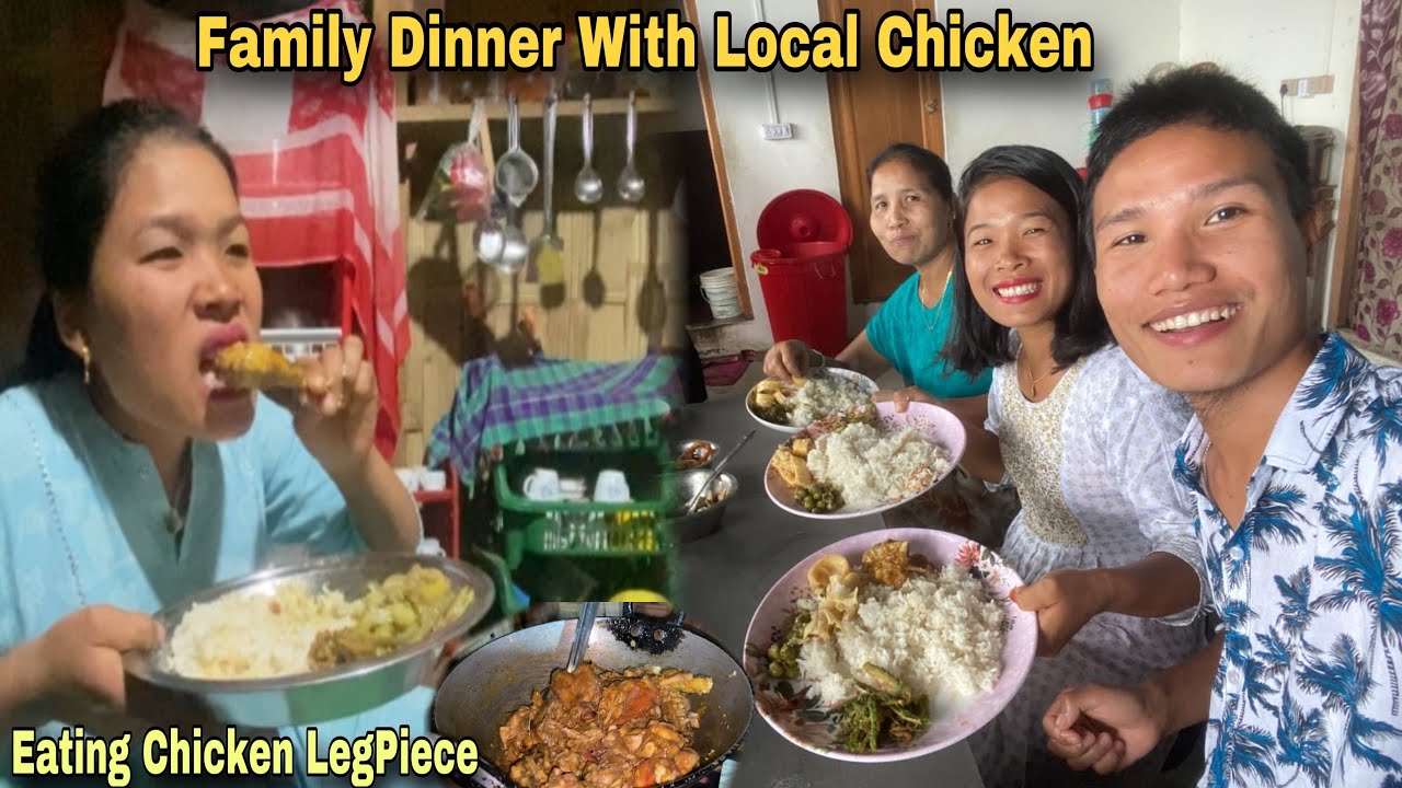 Family Dinner With Local Chicken🐓|| Simple Local Chicken Recipe ...