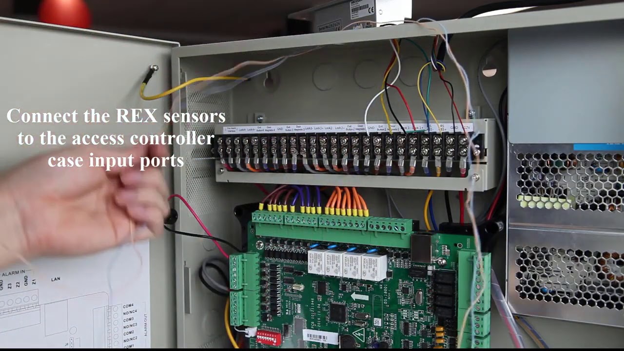 How to Connect REX (Request To Exit) Sensors to a DS-K26(-G) Series ...