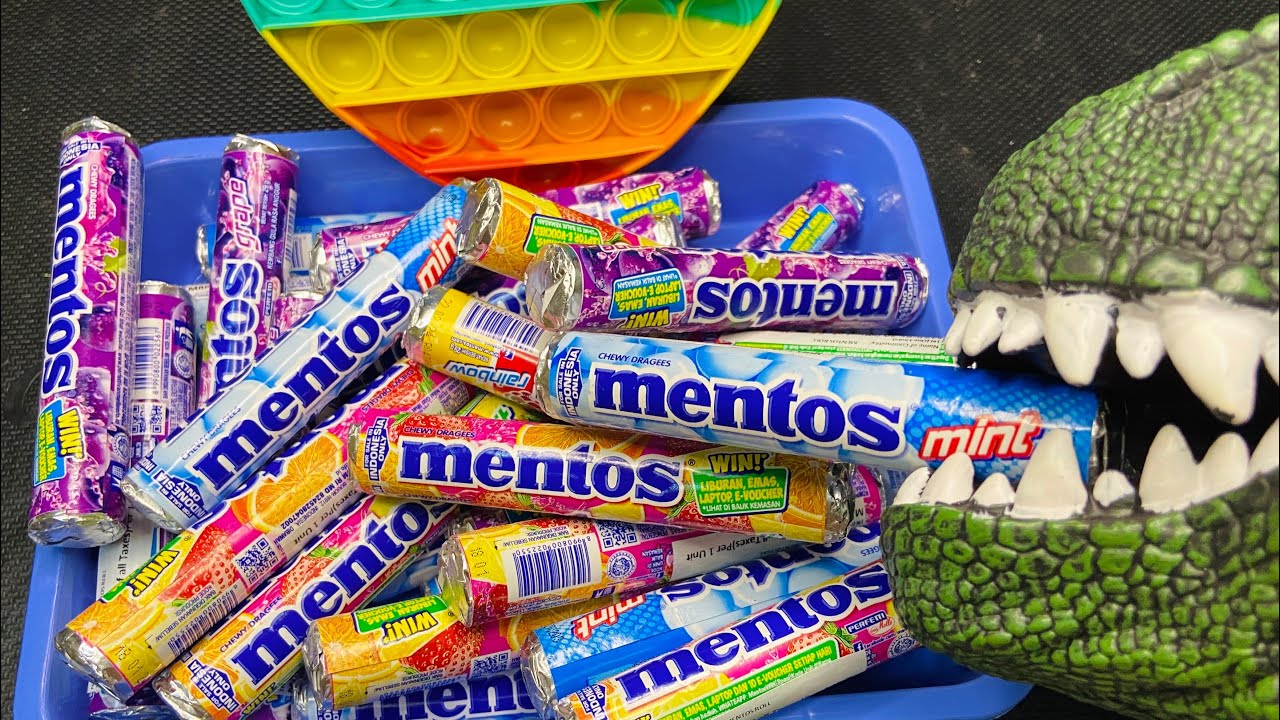 Box Of Mentos mint ! Satisfying Mentos Opening Video - YouTube