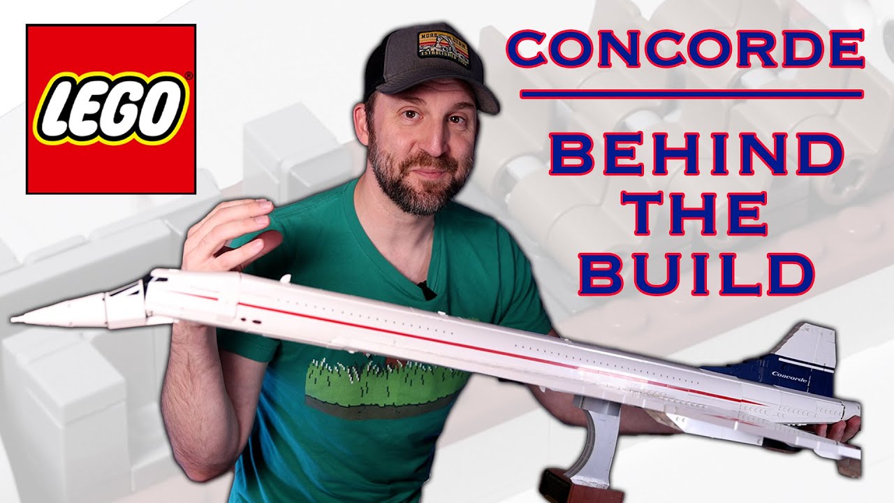 LEGO Concorde Review - Behind the Build - YouTube