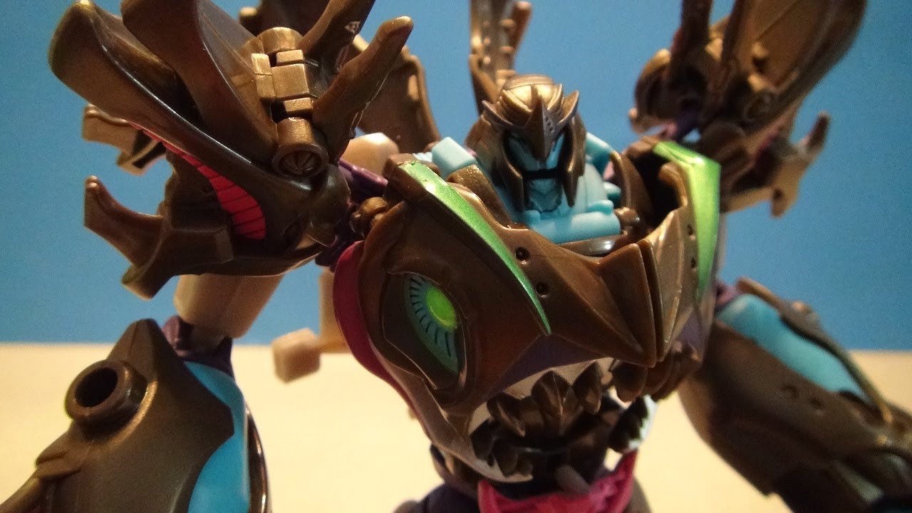 TRANSFORMERS MEGATRON BEAST HUNTERS SHARKTICON VOYAGER VIDEO TOY REVIEW ...