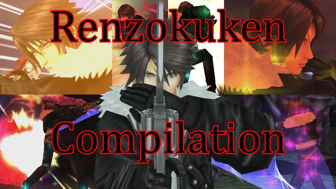 Final Fantasy VIII Remastered [PS4] - Renzokuken Compilation - YouTube