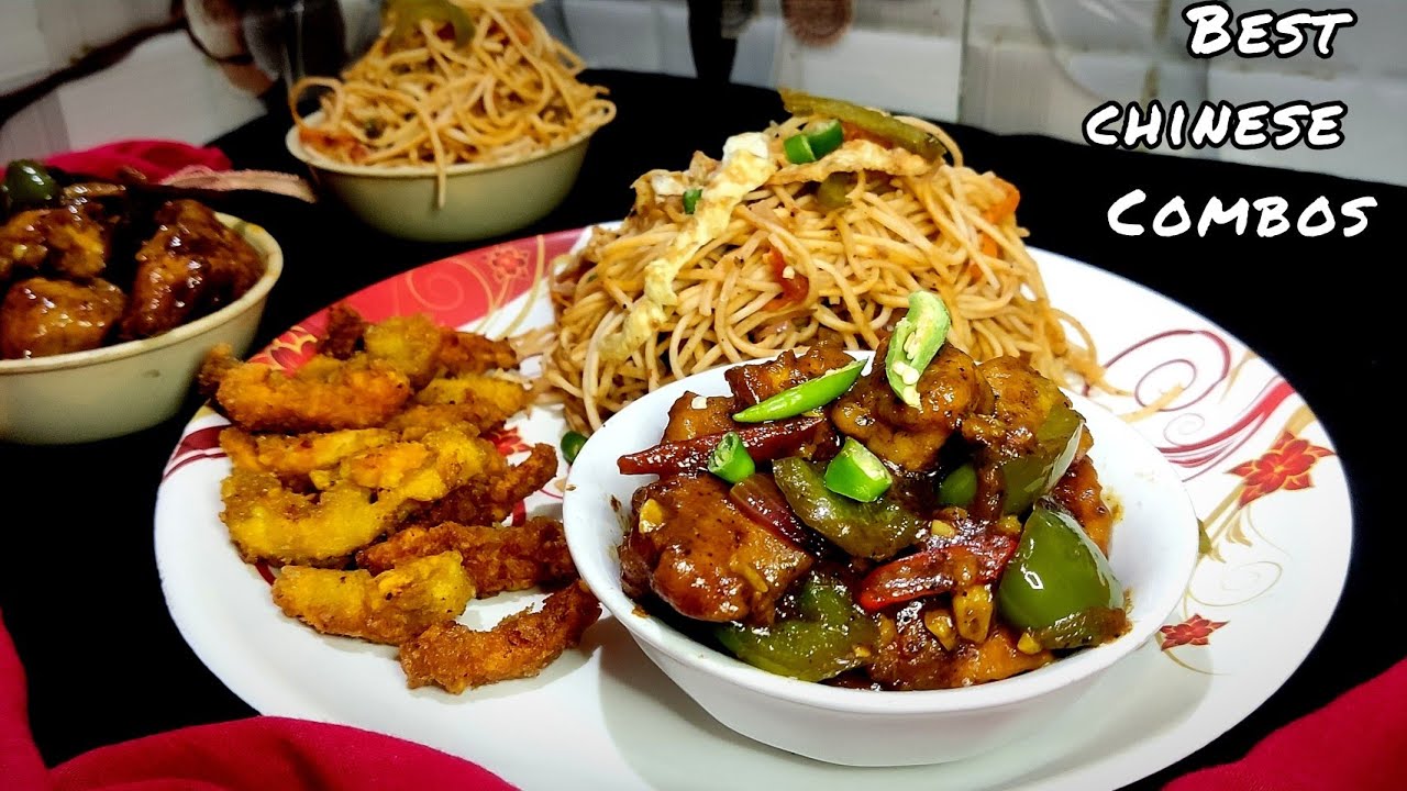 Best chinese combo recipe in bengali|| Durga puja special best chinese ...