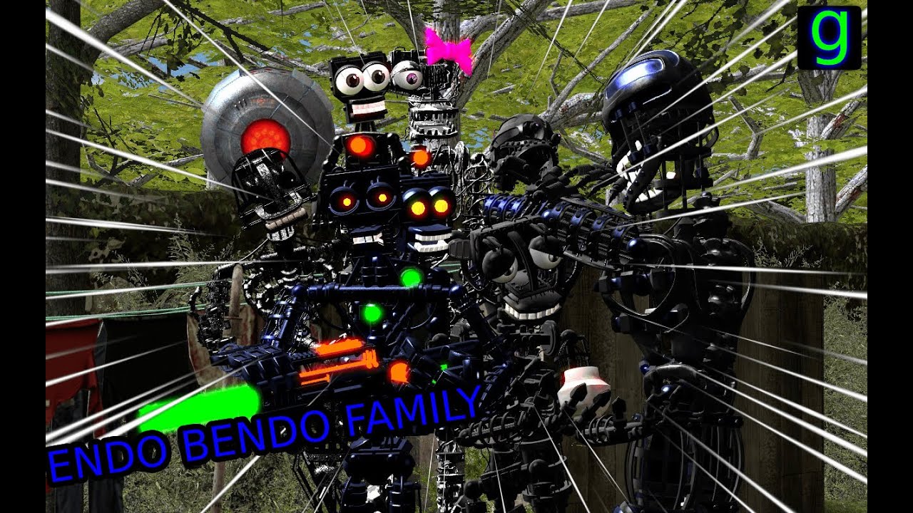 Gmod FNAF| Endo Bendo Family (NEW AU!!!) - YouTube