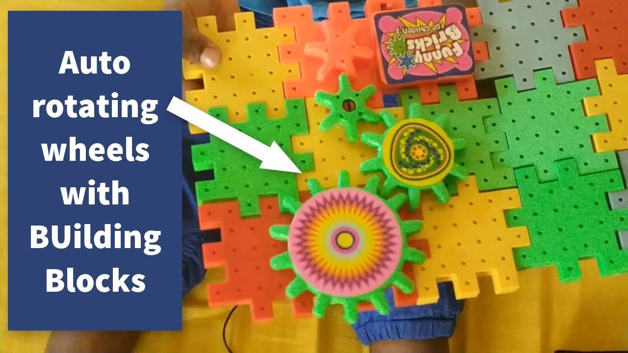 Autorotating Wheels with Building Blocks-SSYodha - YouTube