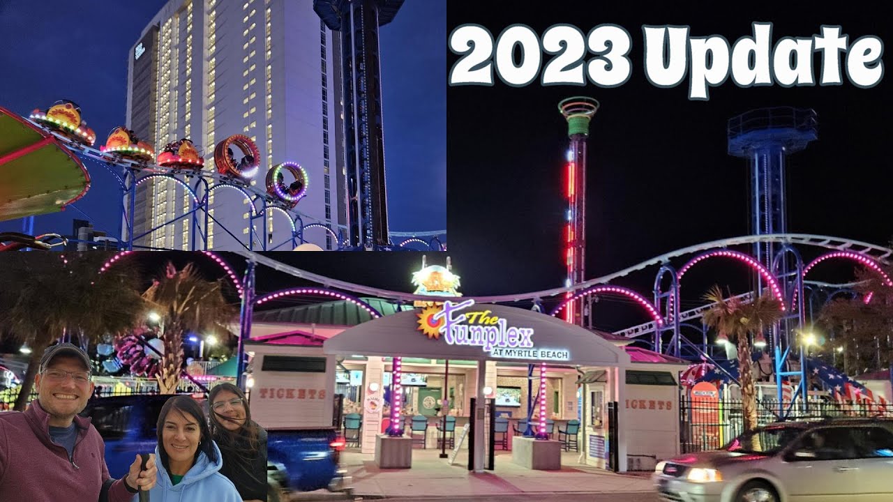 The Funplex Myrtle Beach | Fun in the Sun Coaster | 2023 Update - YouTube